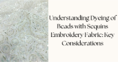 Get Off White Chain embroidery fabric in your Areat at best rate ...